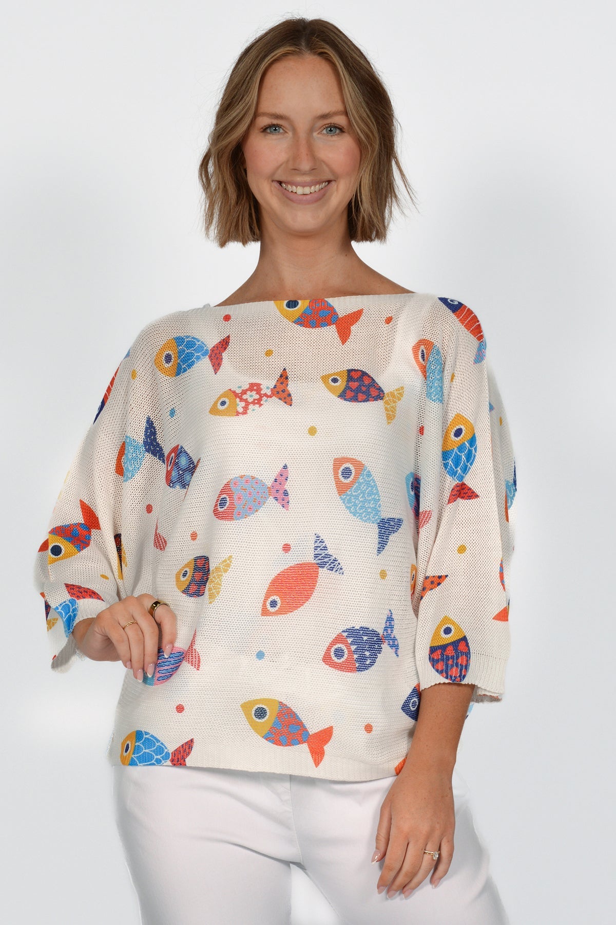 Fish Print Top – Catherine Lillywhite's