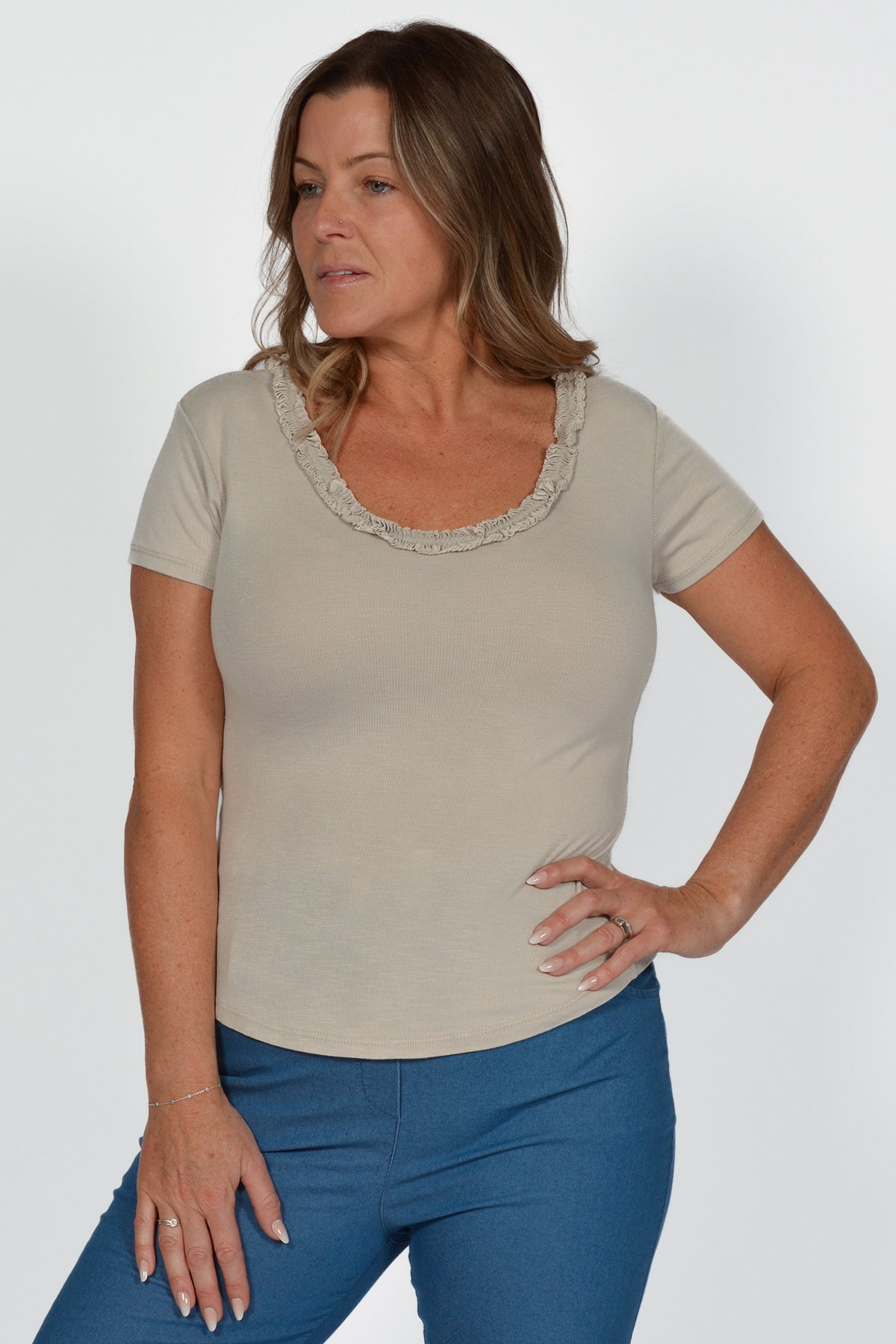 Frill Edge Tee – Catherine Lillywhite's