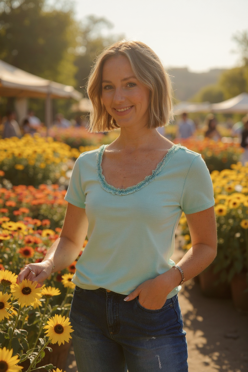 Frill Edge Tee – Catherine Lillywhite's